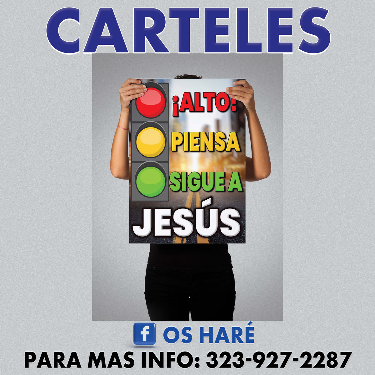 Carteles para Evangelizar 24"x18" - si lleva 6, a $17 c/u – Os Hare ...